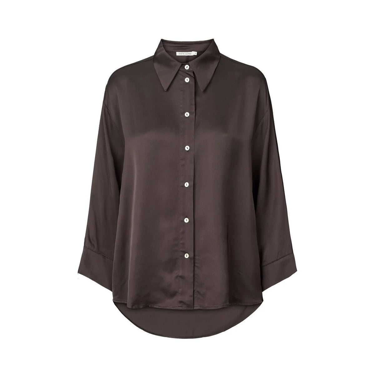 Rabens Saloner Noabelle full shirt - chocolate – Un-Common